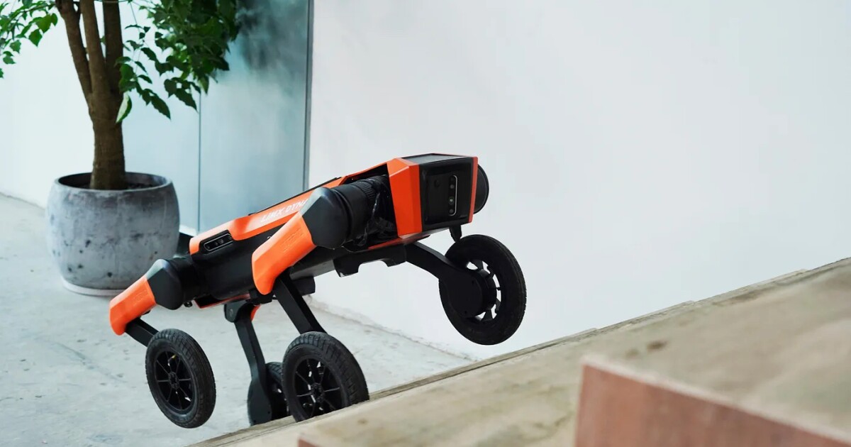 Wheeled legs let LimX Dynamics' W1 quadruped robotic stroll n' roll ... Wheeled legs let LimX Dynamics' W1 quadruped robotic stroll n' roll ...